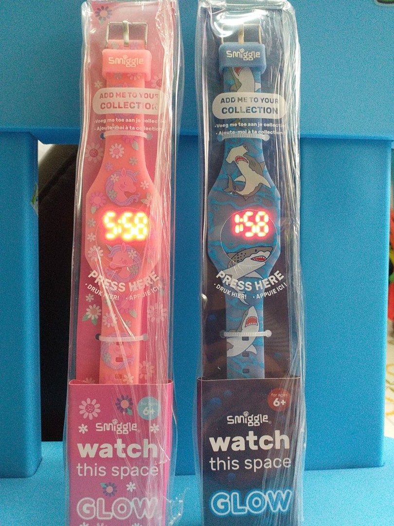 Smiggle LED watch, Babies & Kids, Babies & Kids Fashion on Carousell