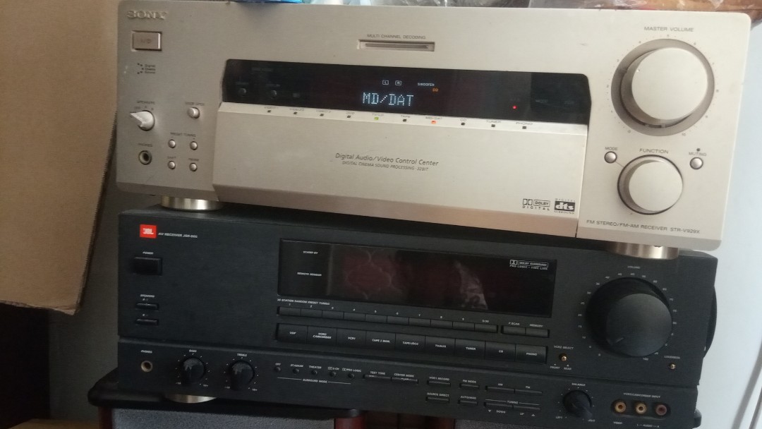 Sony str -v929x and JBL av receiver jsr-665, 音響器材, 可攜式音響設備 - Carousell