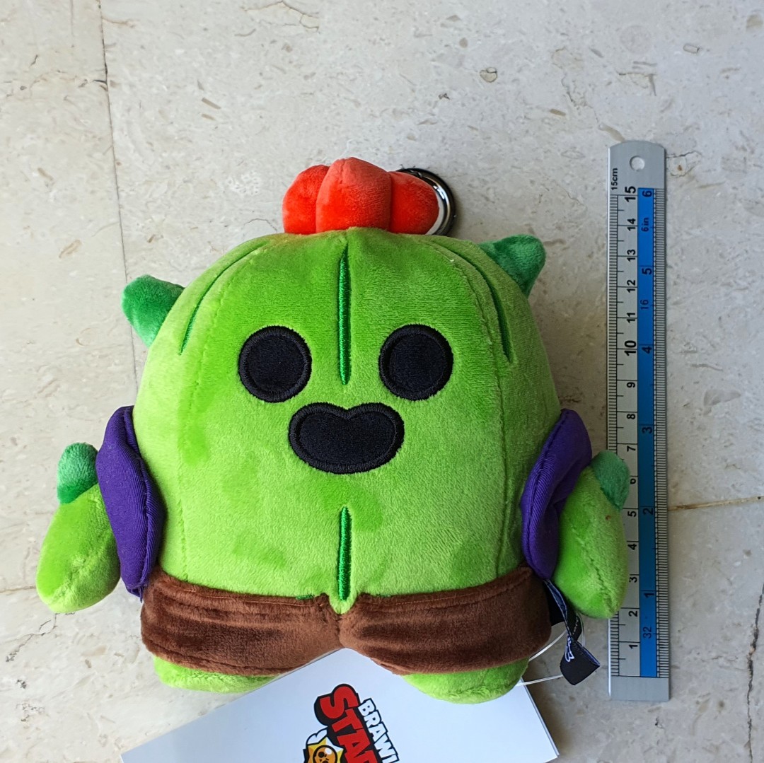 Spike Bag Plush Keychain (Brawl Stars), Hobbies & Toys, Toys & Games on ...