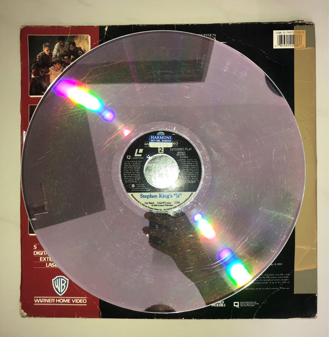 Stephen King’s IT Laserdisc LD 2 Disc Tommy Lee Wallace, Hobbies & Toys ...