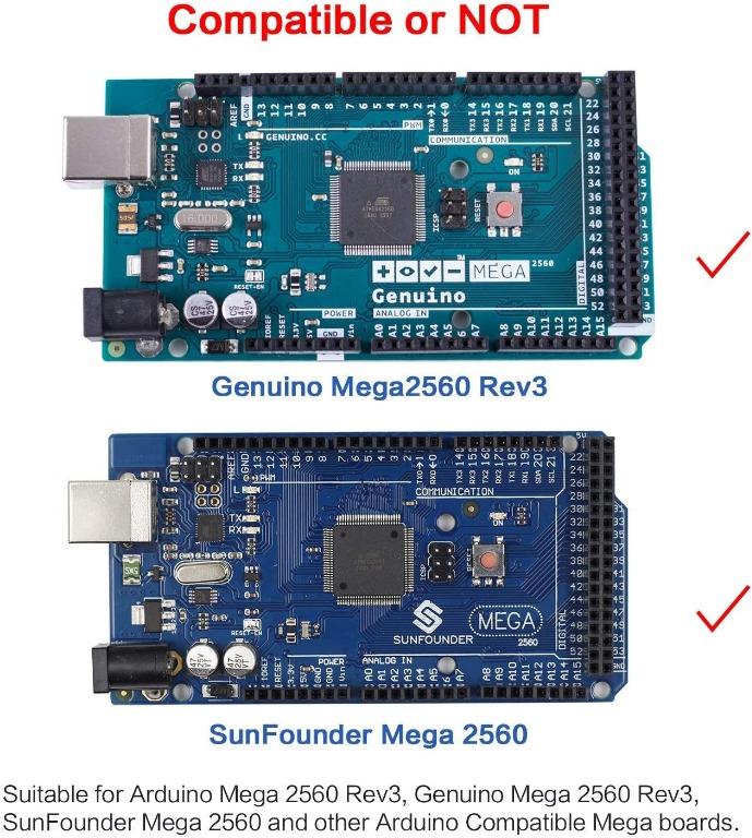SUNFOUNDER Mega 2560 Case Enclosure Transparent Glossy Acrylic Computer ...