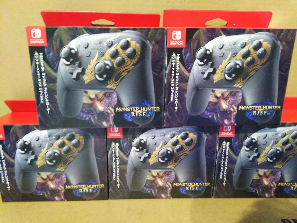 Switch Monster Hunter Rise Pro Controller Official Product, Video ...