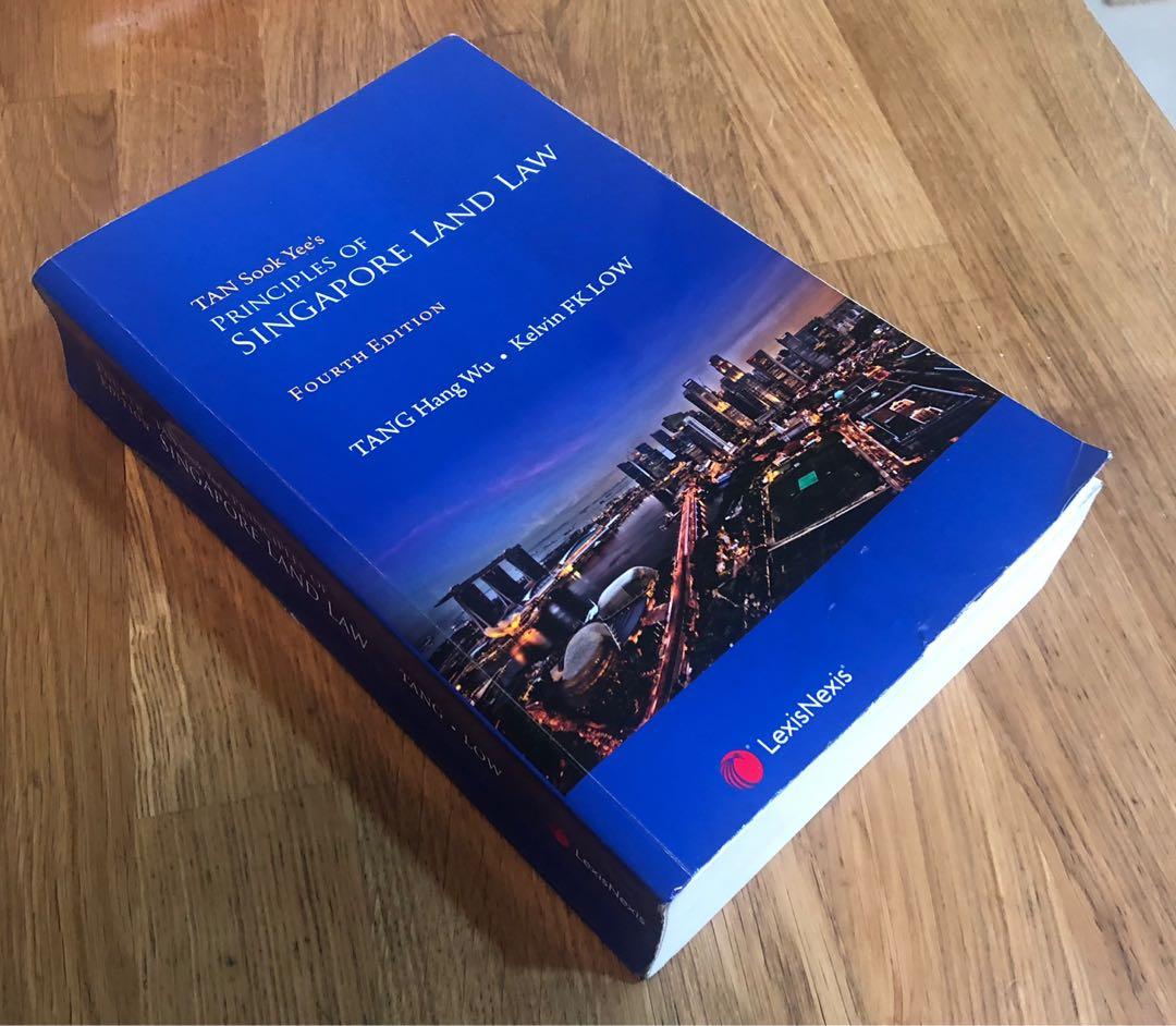 Tan Sook Yee’s Principles of Singapore Land Law Fourth Edition, Hobbies ...
