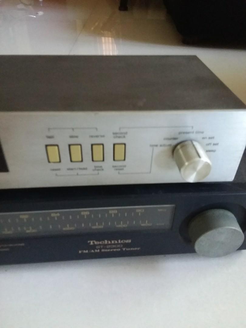 Technics FM/AM Stereo Tuner ST2300 & National Audio Timer TE97, Audio ...