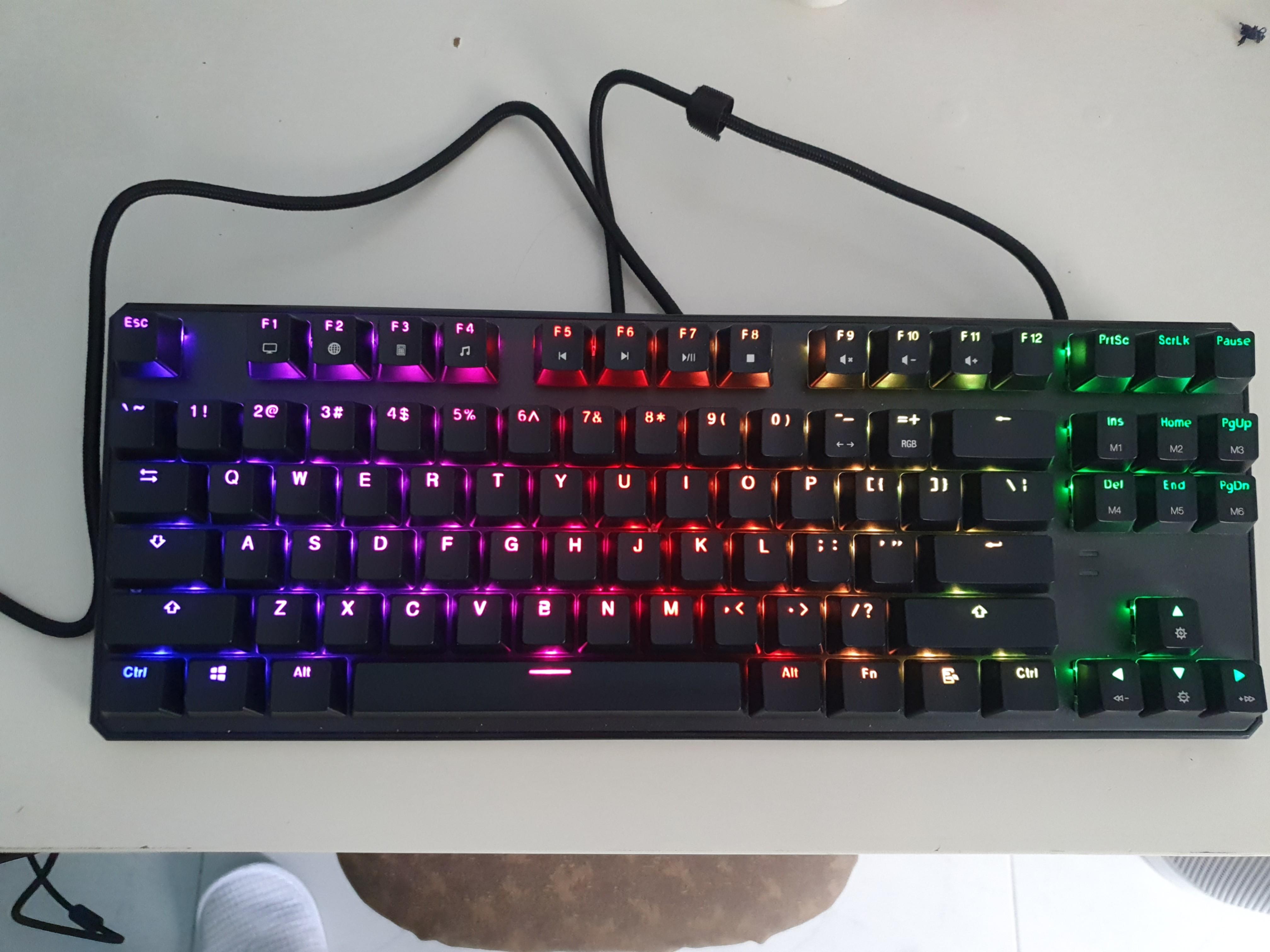 Tecware Phantom Mechanical Keyboard (Blue Switches), Computers & Tech ...