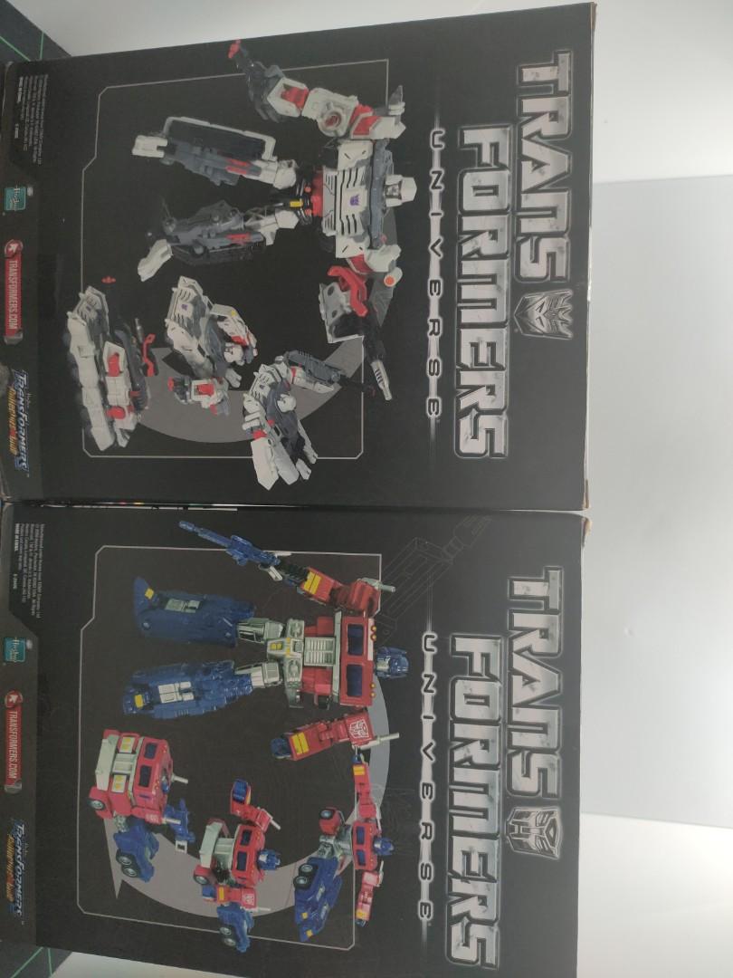 TRANSFORMERS Universe Special Edition Optimus Prime and Megatron ...