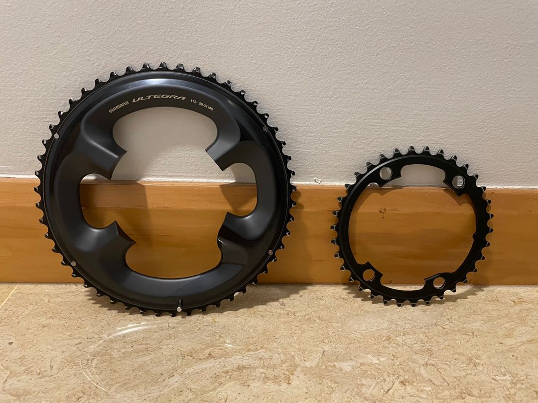 Ultegra Chainring 50/34T, Sports Equipment, Bicycles & Parts, Parts ...