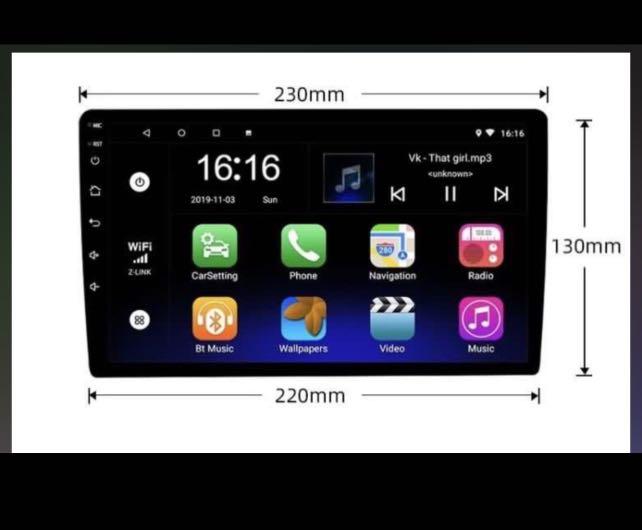 Universal car head unit android 9.1 system 9inch, Car Accessories ...