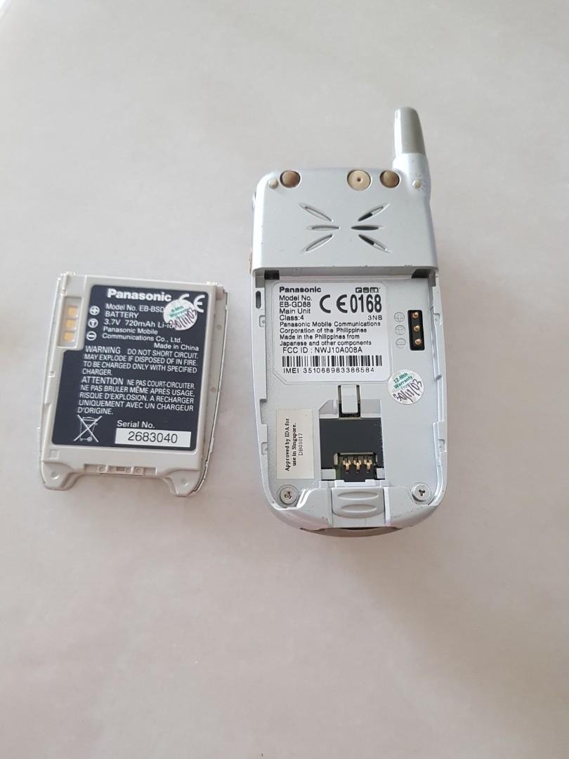 Vintage panasonic gd88 flipphone, Hobbies & Toys, Memorabilia ...