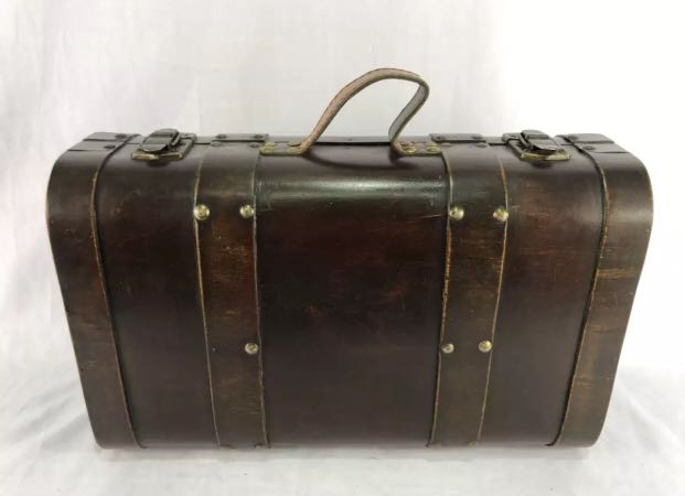 Vintage Wood Briefcase, Furniture & Home Living, Home Decor, Other Home ...