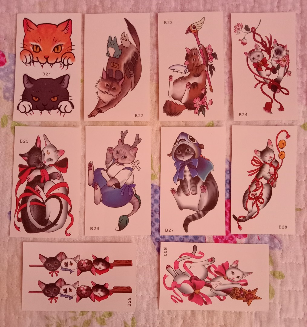 Waterproof Temporary Sticker Tattoos, Beauty & Personal Care, Face ...