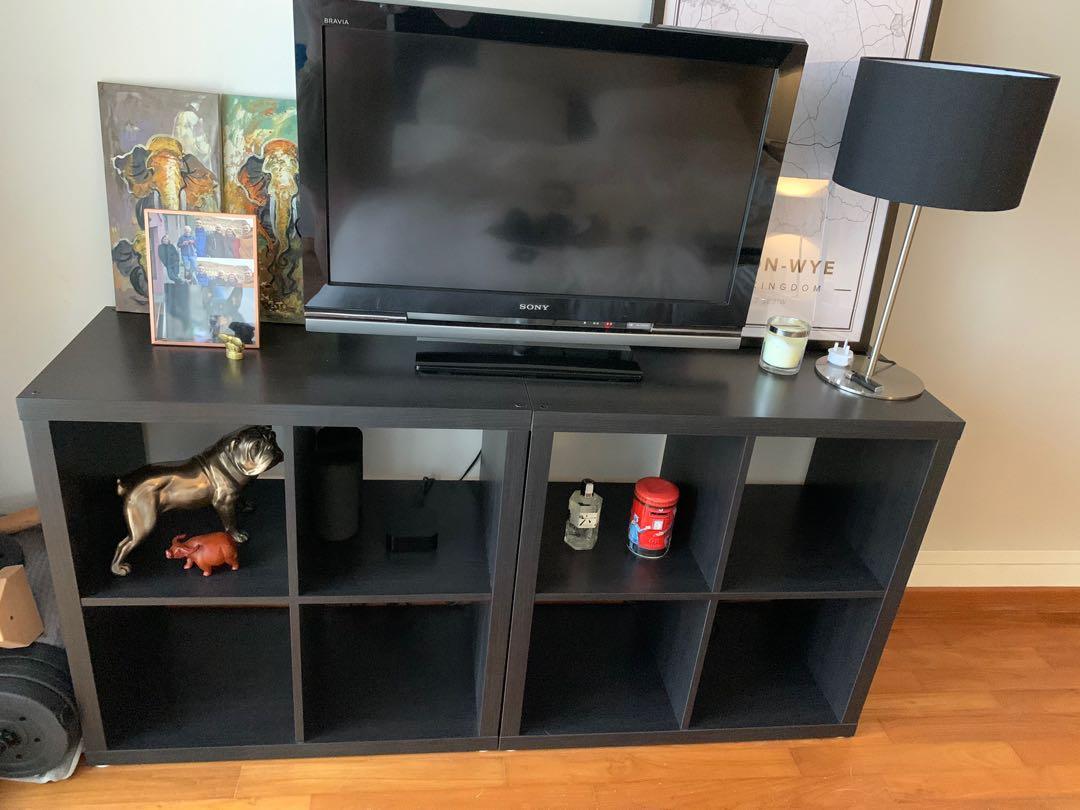 2 Square Ikea shelves, Furniture & Home Living, Furniture, Shelves ...