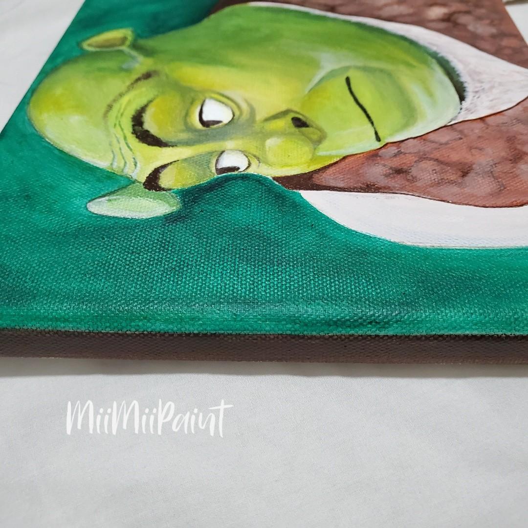 " Shrek " Acrylic Painting (Made-to-order), Hobbies & Toys, Stationery ...