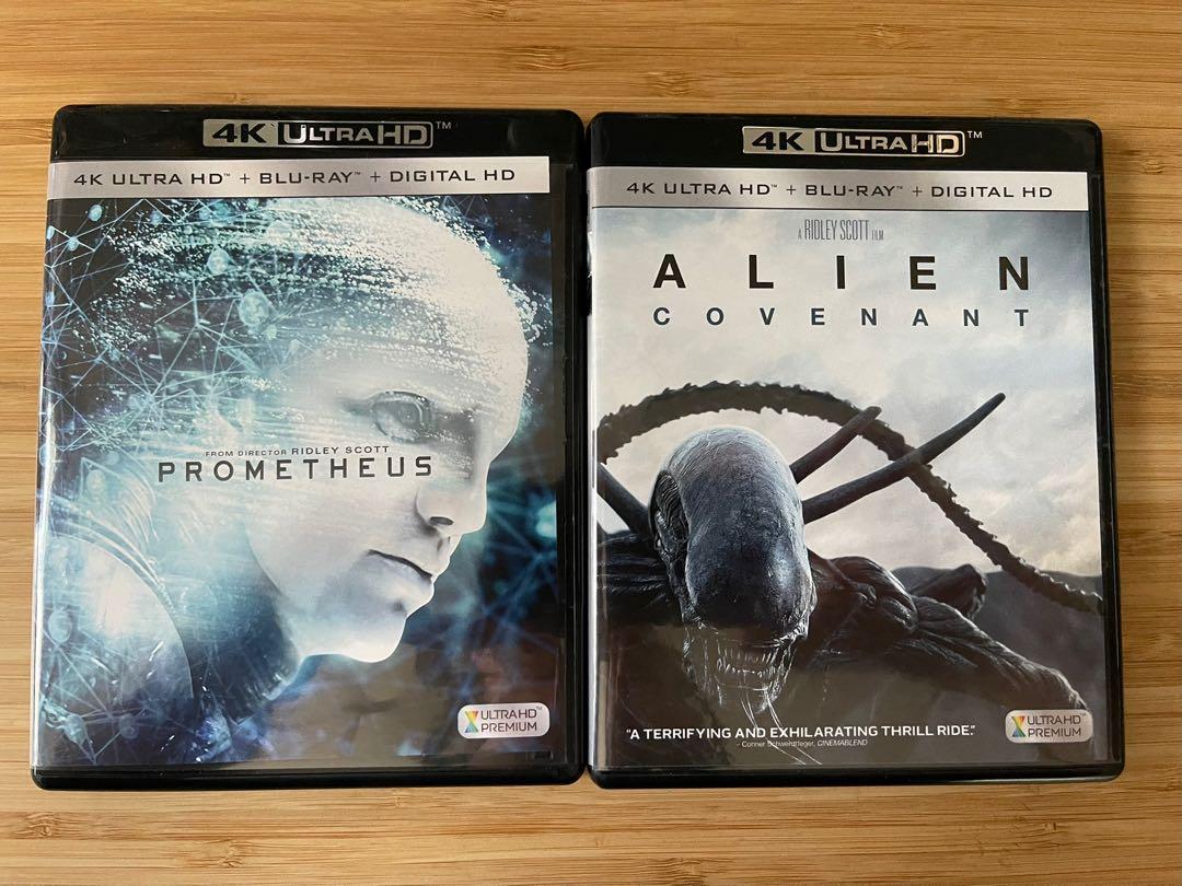 Alien Covenant + Prometheus - 4K Bluray pack, TV & Home Appliances, TV ...