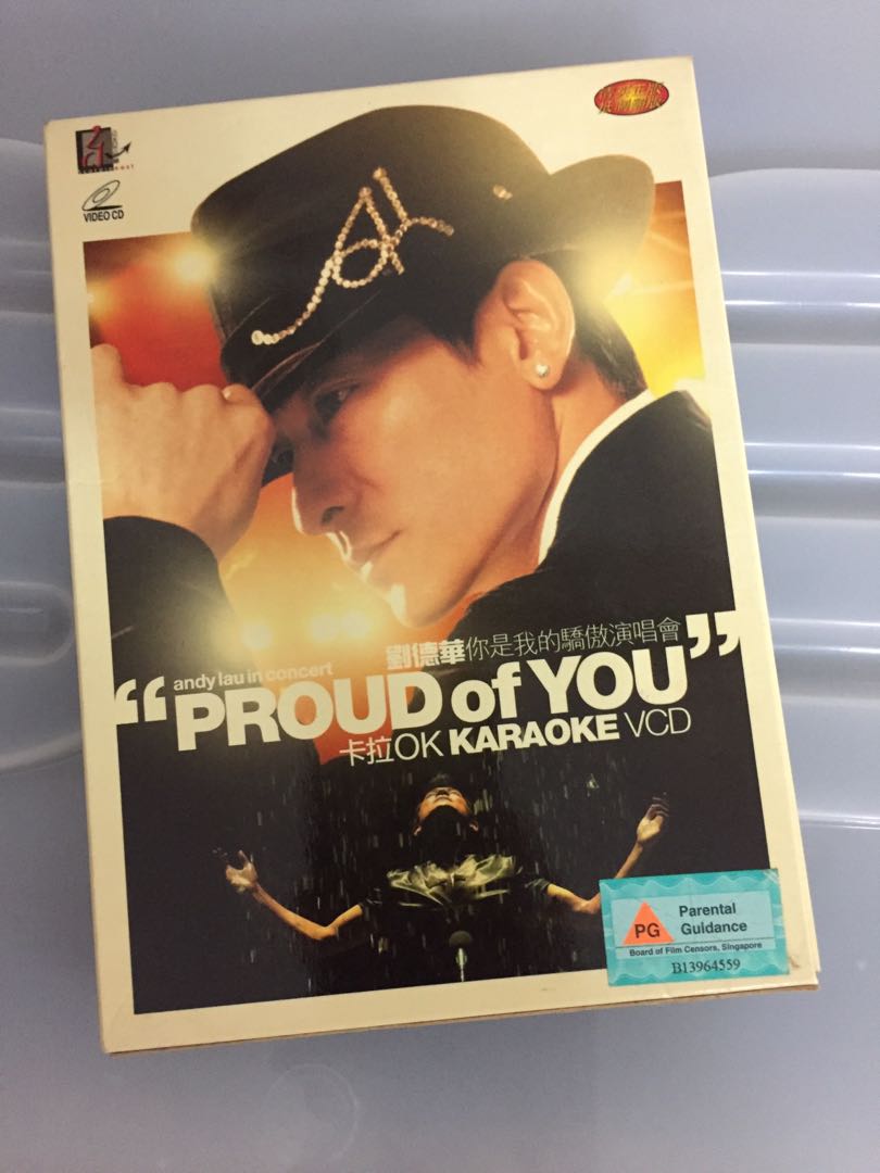 Andy Lau “Proud of You” VCD, Hobbies & Toys, Music & Media, CDs & DVDs ...