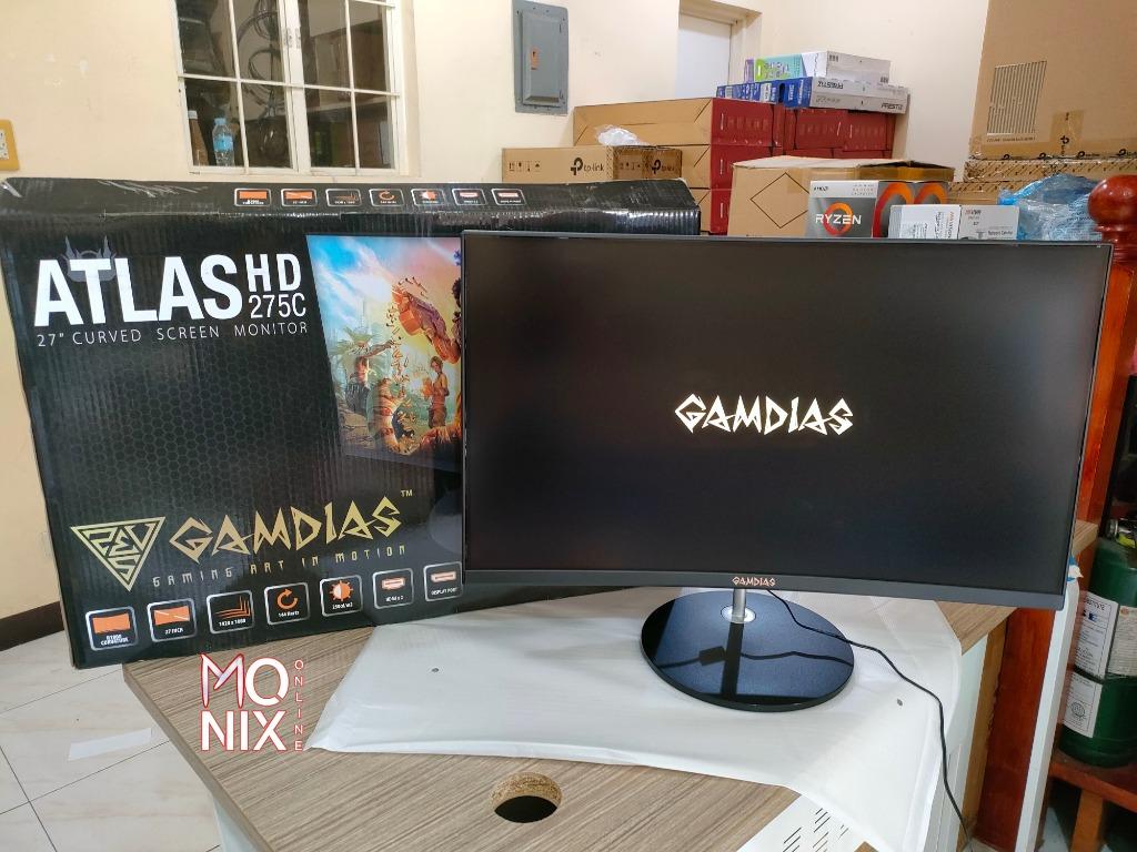 Atlas 27inch 144Hz Curved Screen Monitor, Computers & Tech, Parts ...