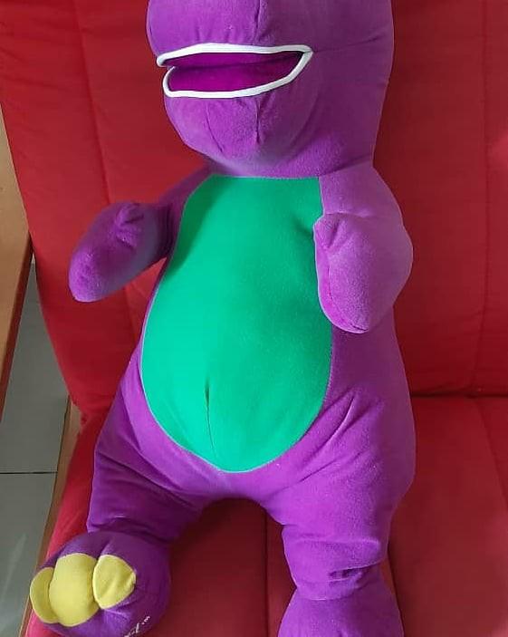 Barney teddy original, Hobbies & Toys, Toys & Games on Carousell