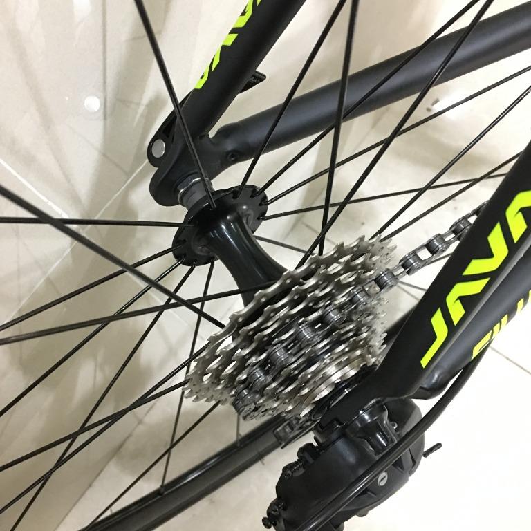 Black Yellow NEW ARRIVAL JAVA SILURO 2 ROAD BIKE 18 speeds, 運動產品, 單車及配件 ...
