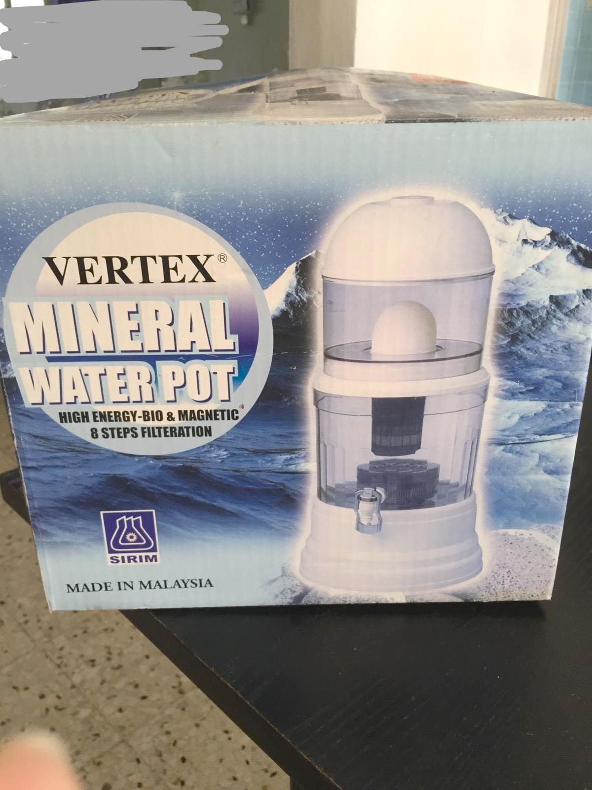 Brandnew vertex mineral water pot , bio magnetic 8 step filtration ...