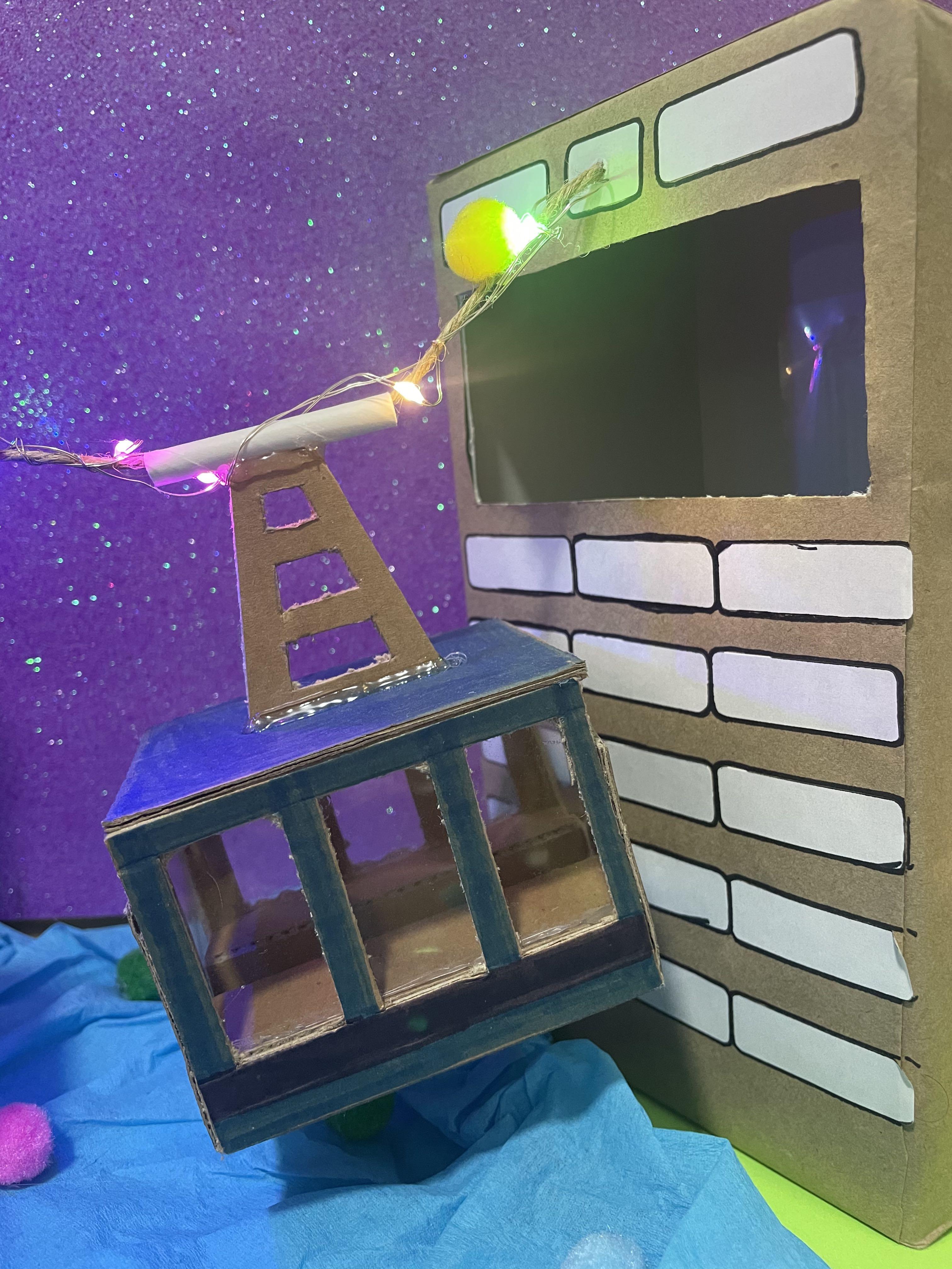 Cardboard Cable-Car with Lights (Recycle Project), Hobbies & Toys, Toys ...