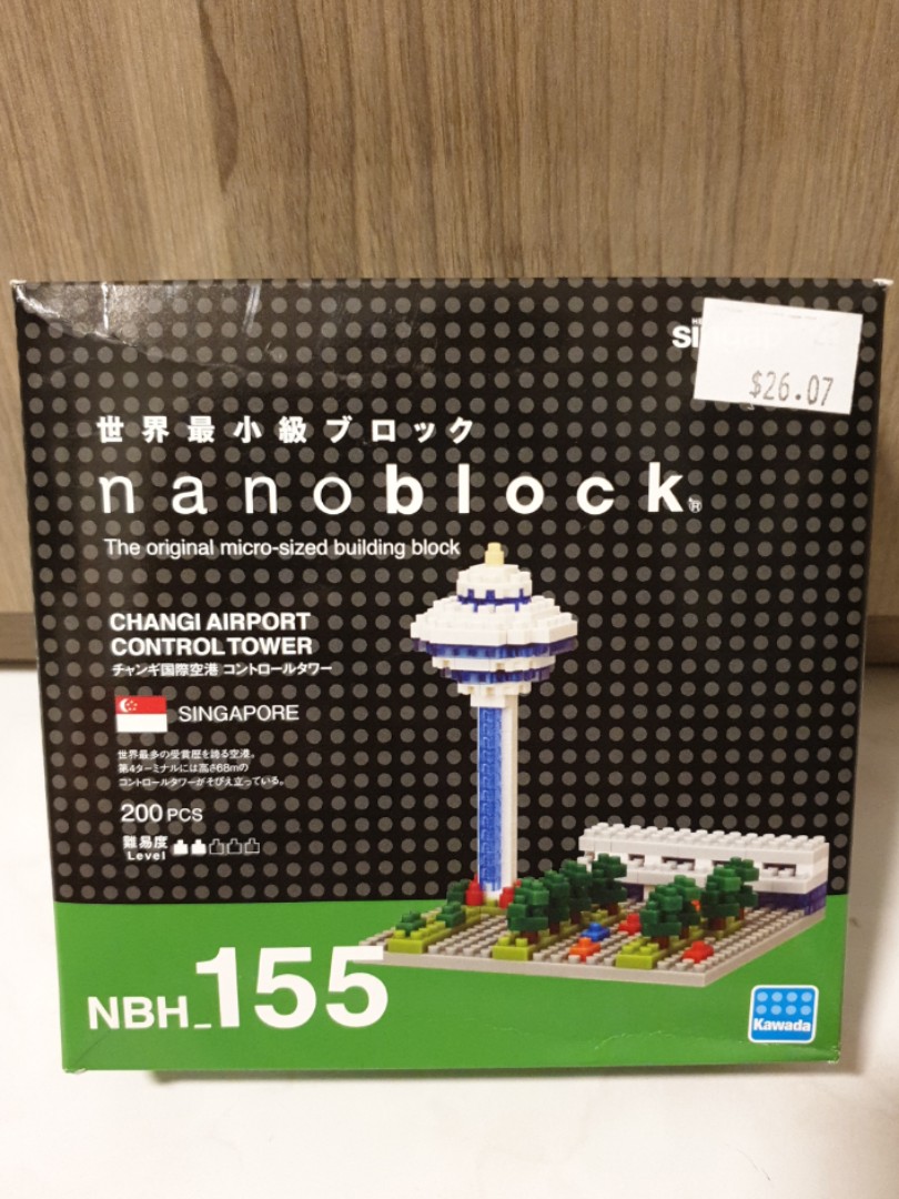 Changi Airport Control Tower Nano Block, Hobbies & Toys, Toys & Games on Carousell