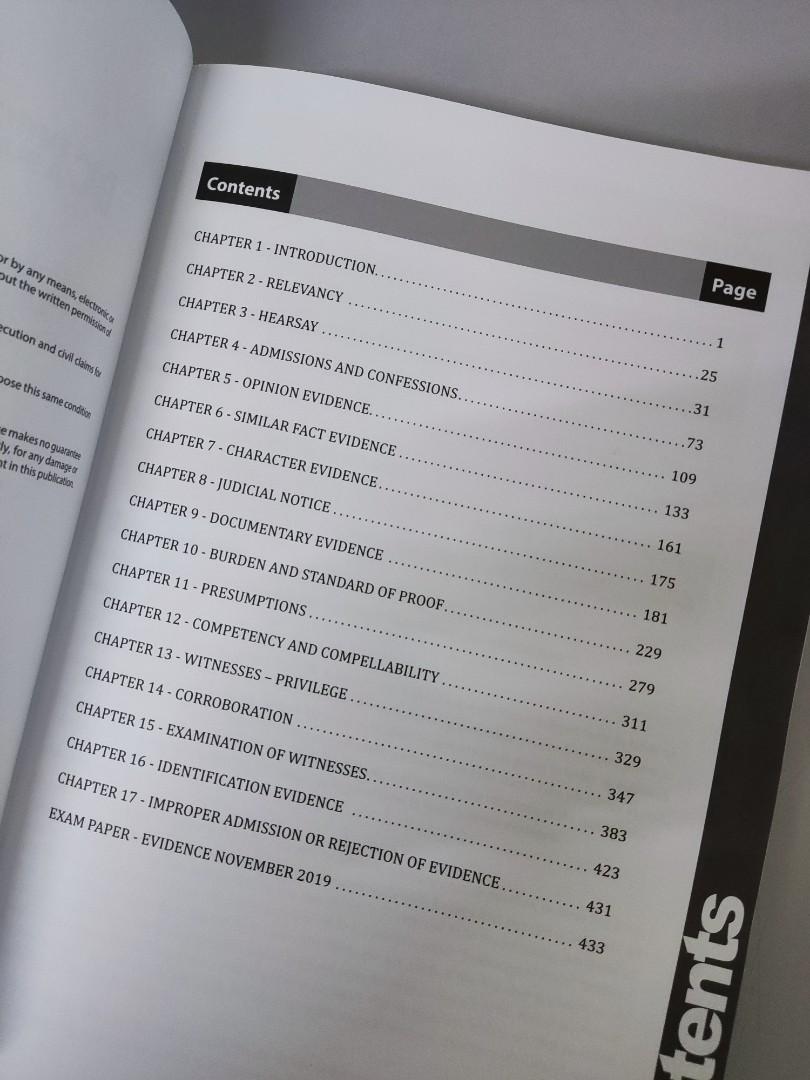 CLP Evidence Revision Guide, Hobbies & Toys, Books & Magazines ...