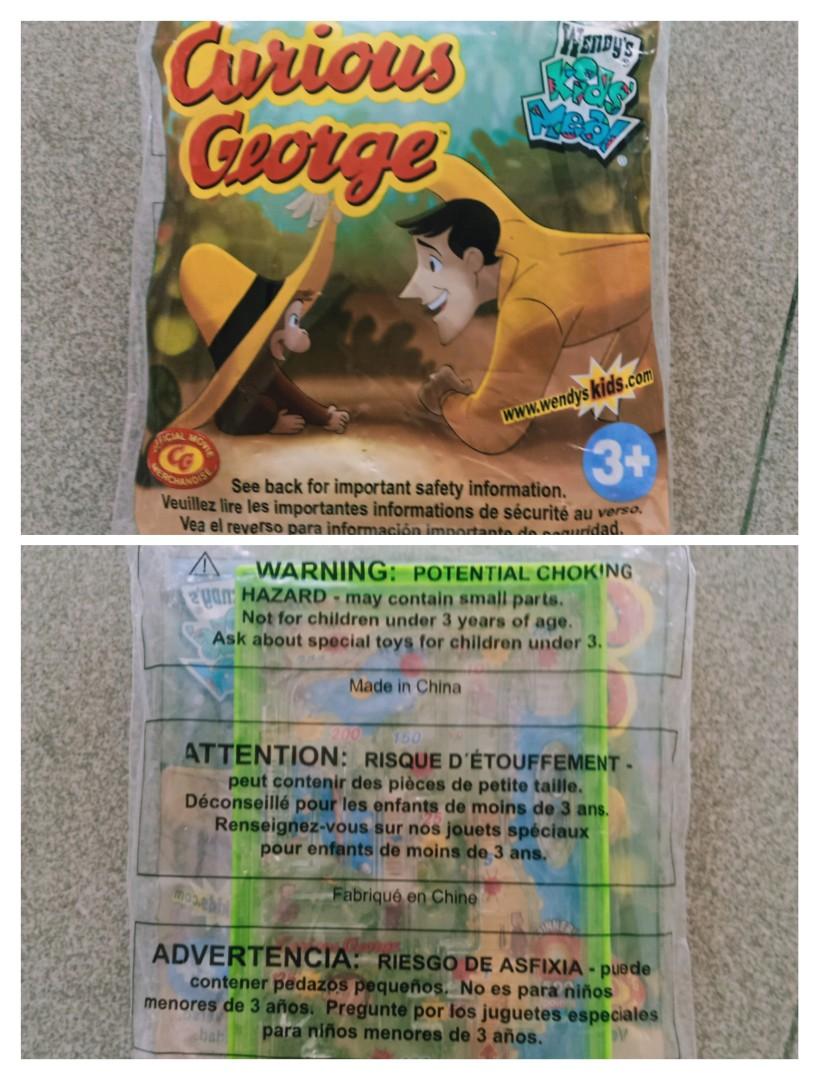 Curious George Wendy's Kids'Meal Mini Pinball/Maze Game., Hobbies ...