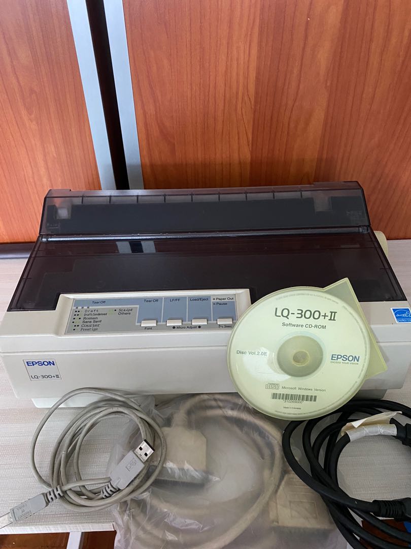 Epson LQ 300+II Dot Matrix, Computers & Tech, Printers, Scanners ...