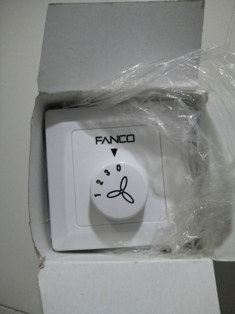 FANCO fan switch, Furniture & Home Living, Lighting & Fans, Fans on ...