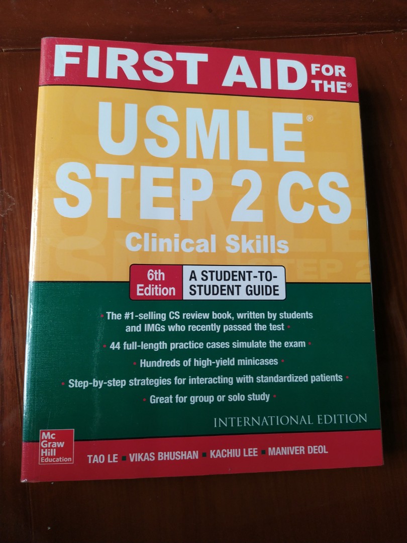 First Aid USMLE STEP 2CS 6th Ed, Hobbies & Toys, Books & Magazines ...