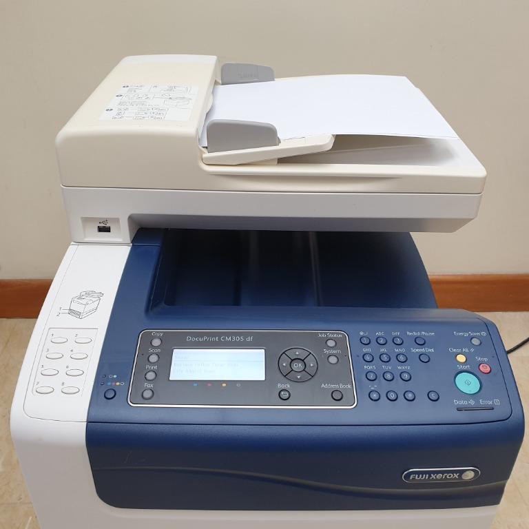 FUJI XEROX DOCUPRINT CM305DF COLOUR LASER PRINTER, Computers & Tech ...