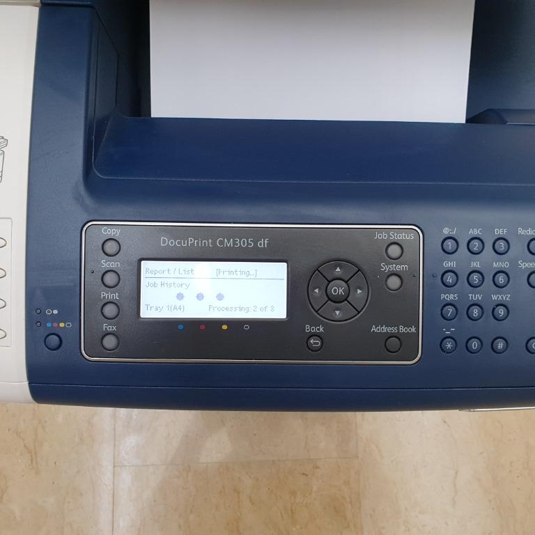 FUJI XEROX DOCUPRINT CM305DF COLOUR LASER PRINTER, Computers & Tech ...