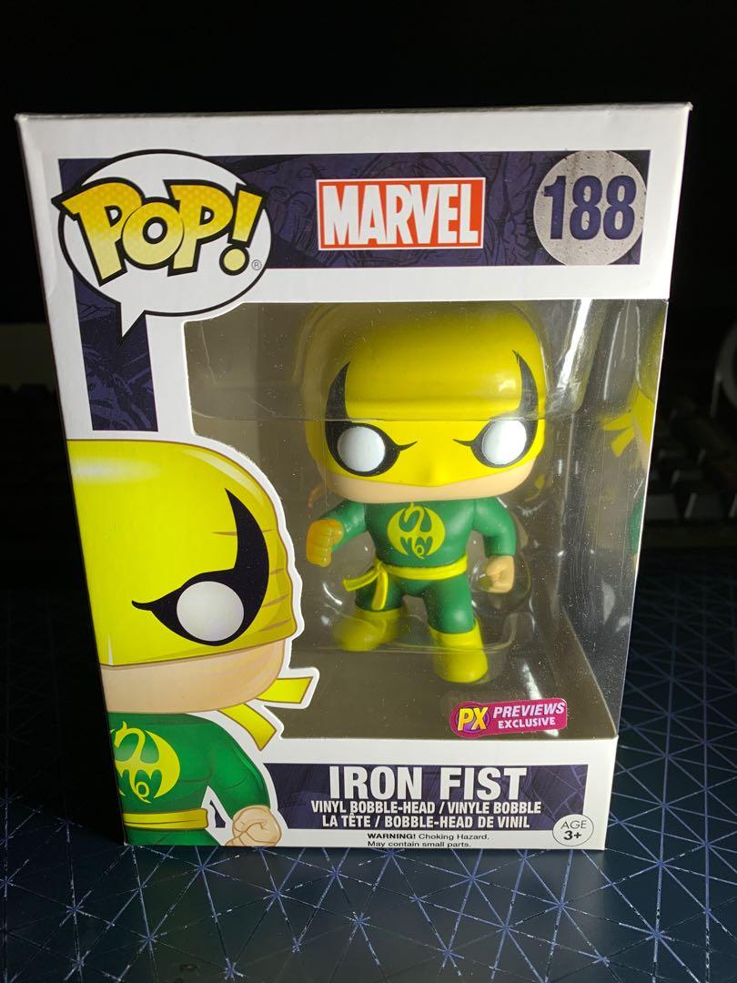 Funko Pop Marvel Iron Fist PX Previews Exclusive, Hobbies & Toys, Toys ...