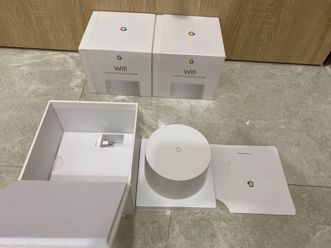 Google Home Wifi Mesh Router x 3, TV & Home Appliances, Other Home ...