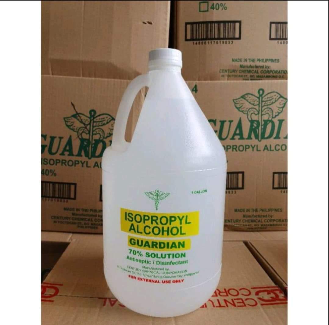 GUARDIAN ISOPROPYL ALCOHOL GALLON, Beauty & Personal Care, Sanitizers ...