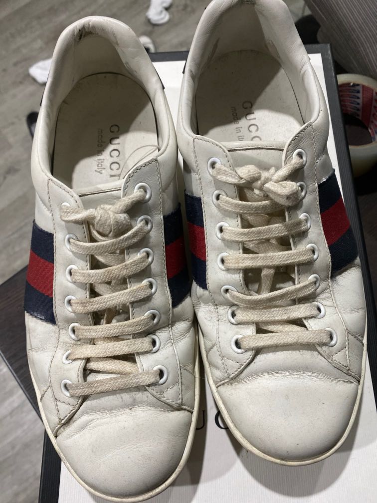 Gucci Ace Blue, Women's Fashion, Footwear, Sneakers on Carousell