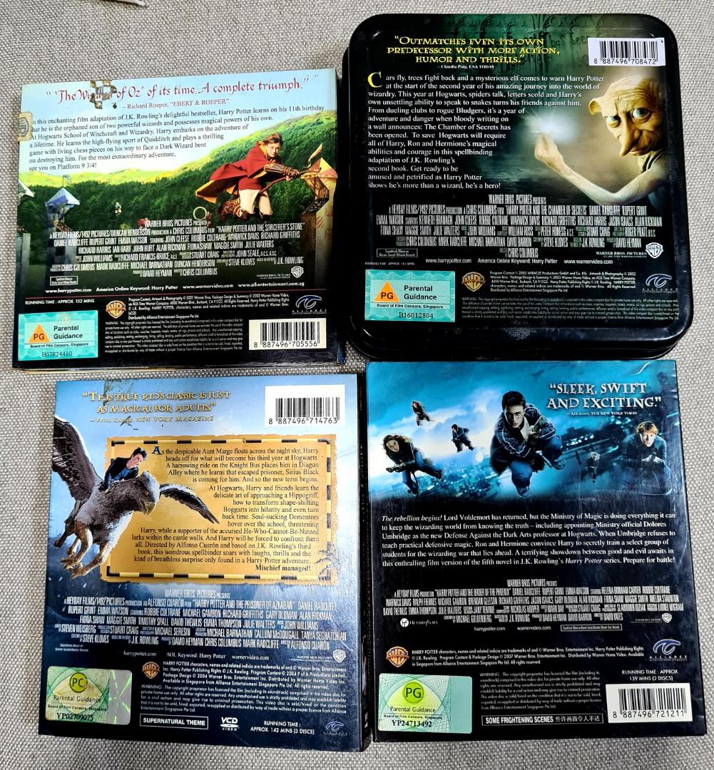 Harry Potter VCD sets, Hobbies & Toys, Music & Media, CDs & DVDs on ...
