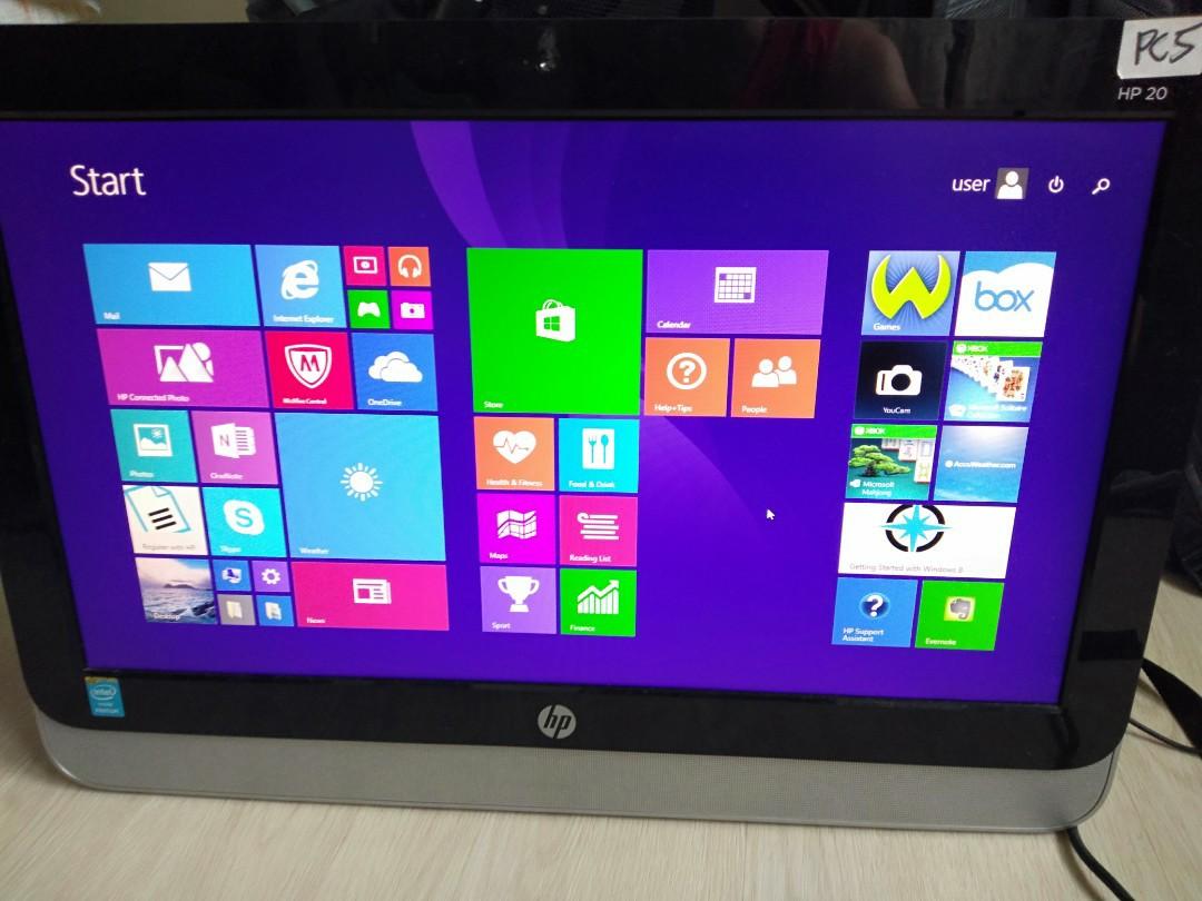 HP Pavilion 20''-Desktop PC computer, Computers & Tech, Desktops on ...