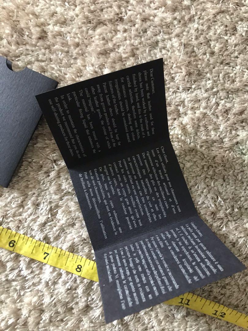 Jil Sander bookcard booklet buat tas sepatu sandal domoet aksesoris ...