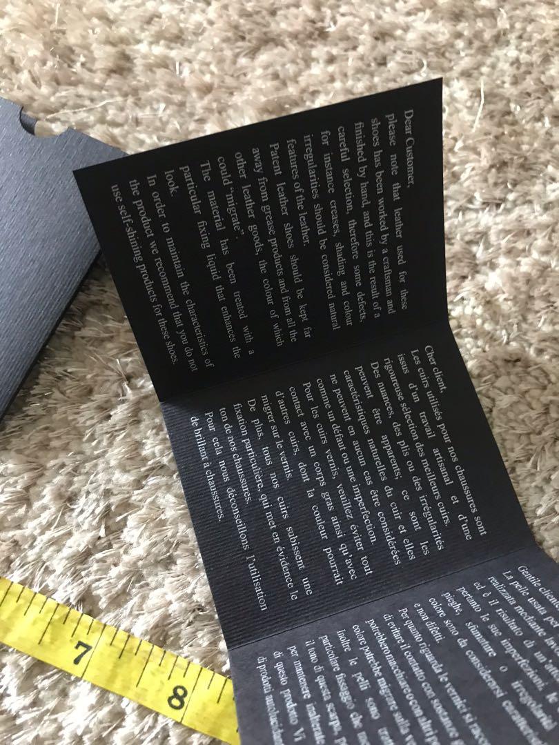 Jil Sander bookcard booklet buat tas sepatu sandal domoet aksesoris ...