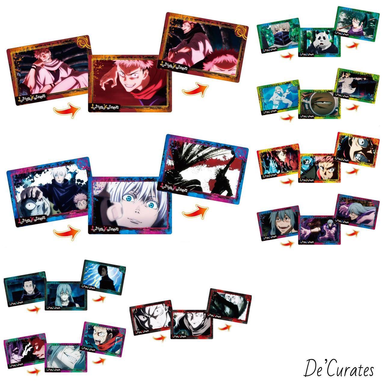 JJK Jujutsu kaisen Play Back Card Chocolate Snack, Hobbies & Toys ...