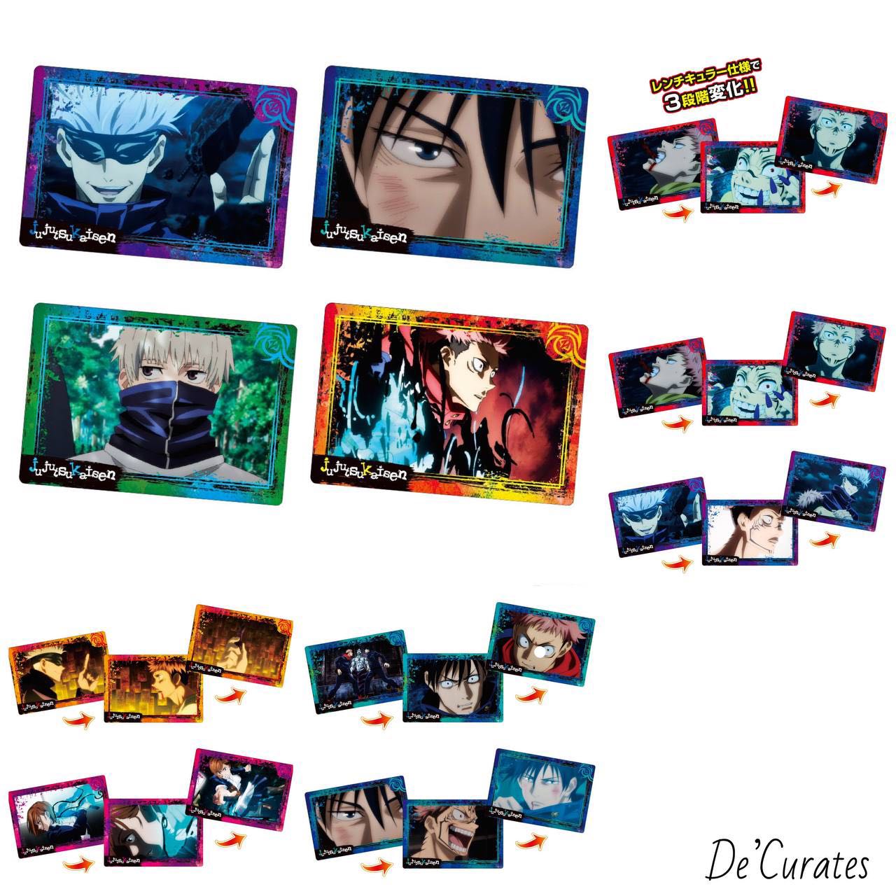 JJK Jujutsu kaisen Play Back Card Chocolate Snack, Hobbies & Toys ...