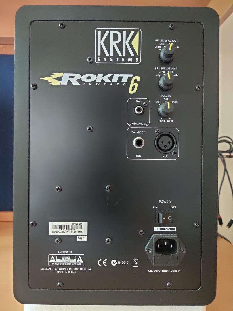 Speakers KRK Rokit 6 Gen 3, Audio, Soundbars, Speakers & Amplifiers on ...