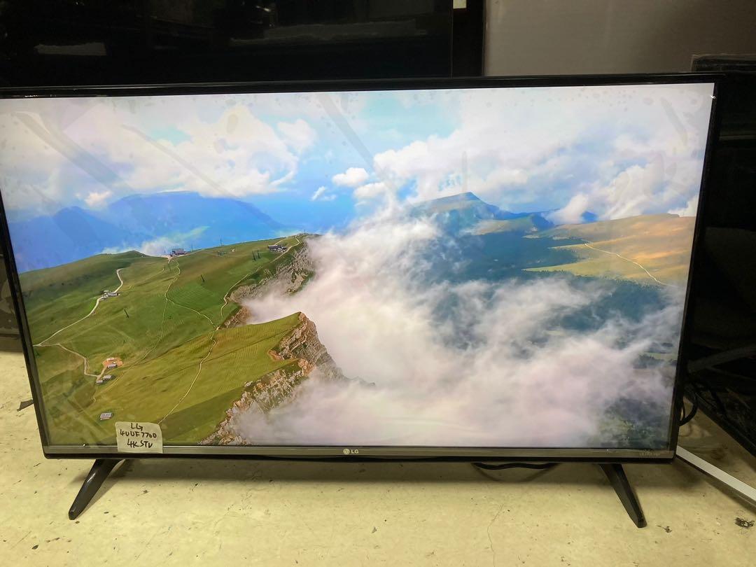 LG 40吋 40inch 40UF7700 4k 智能電視 smart tv $2300, 家庭電器, 電視 & 其他娛樂, 電視 ...