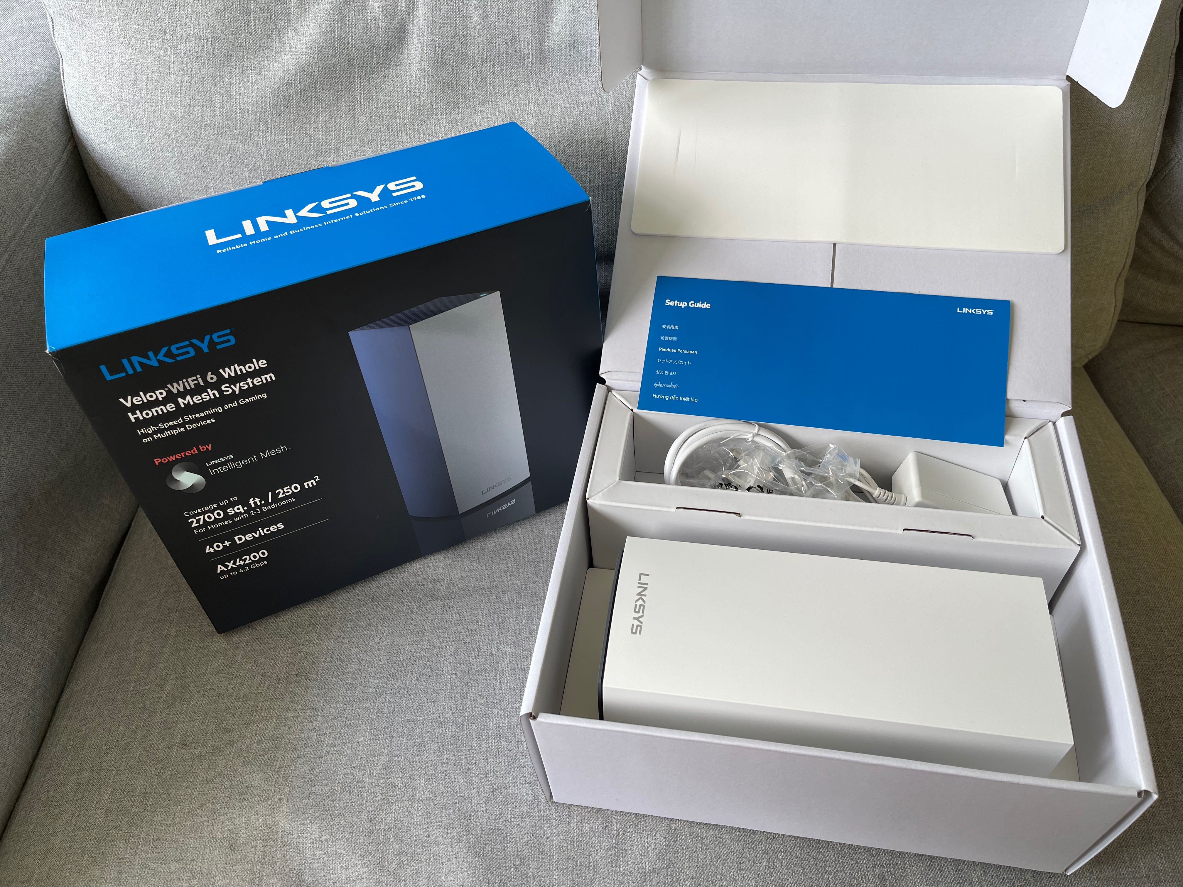 Linksys Velop MX4200 Wifi 6 Home Mesh System, Computers & Tech, Parts ...