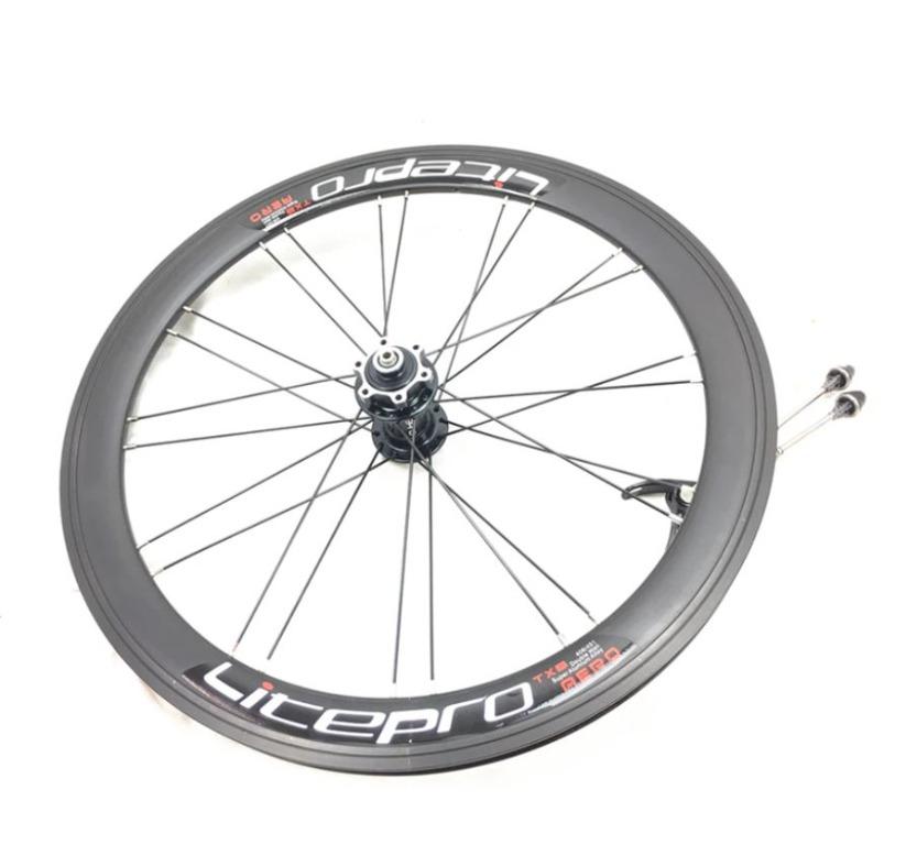 Litepro Folding TXB Aero Disc Hub 20 Inch 406/451 21/24 Spokes Wheel ...