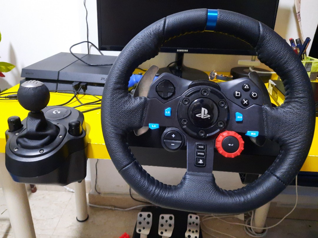 Logitech G29 for PS4 with shifter and original box (Hardly used), Video ...