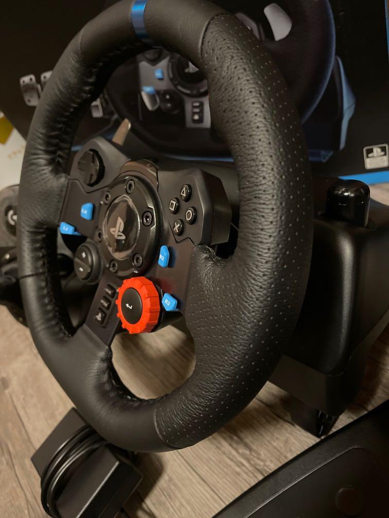 Logitech G29 Steering wheel + Shifter (W/ BOX), Video Gaming, Video ...