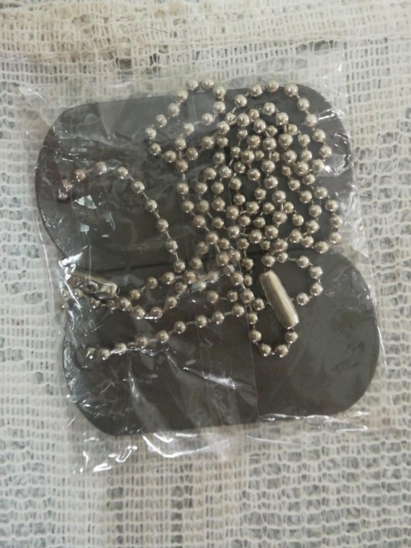 Metallica St. Anger Dog Tags Pendant Necklace, Hobbies & Toys, Music ...