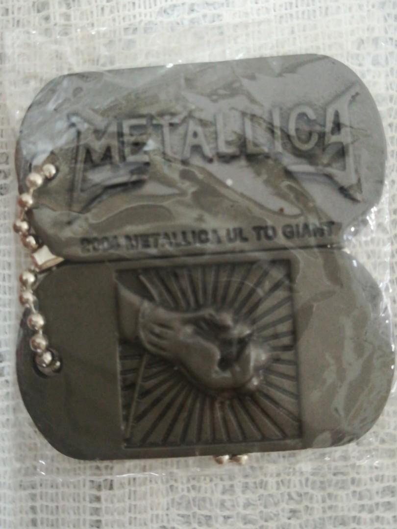 Metallica St. Anger Dog Tags Pendant Necklace, Hobbies & Toys, Music ...